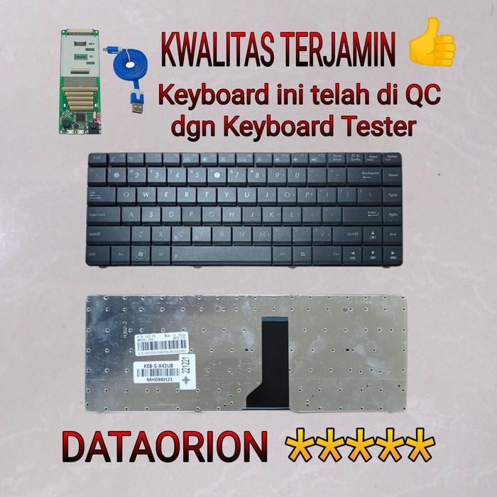 Ready Keyboard Laptop Asus X44 X44H X44C X43 X43S X44A Series Hitam ...