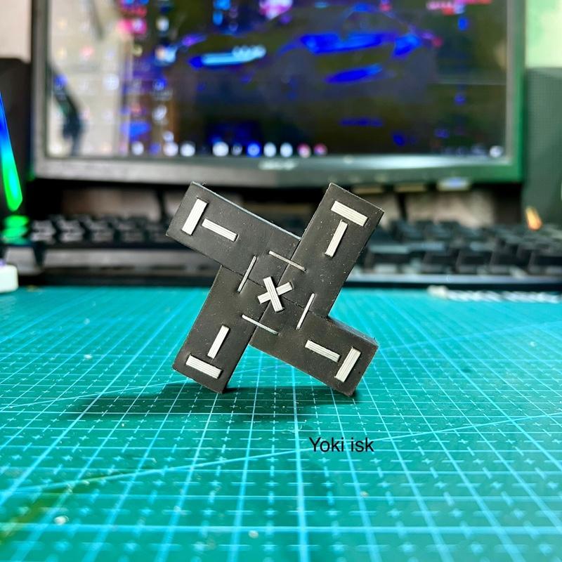 Pemadam Hitam Klasik Staples Standar Legendaris untuk Koleksi Gasing ...