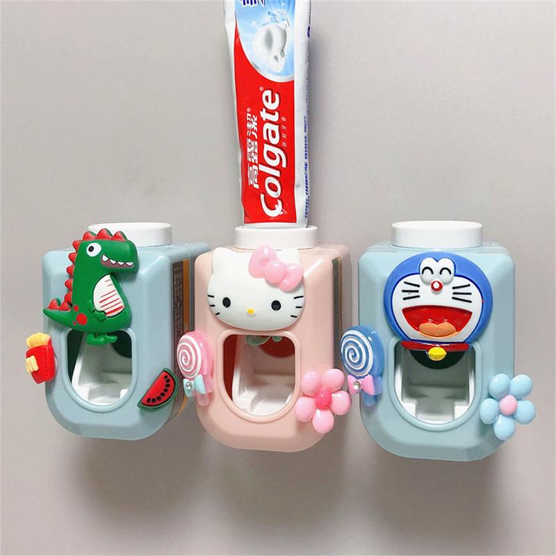 Cartoon Cute Wall Mounted Automatic Personal Toothpaste Dispenser ...