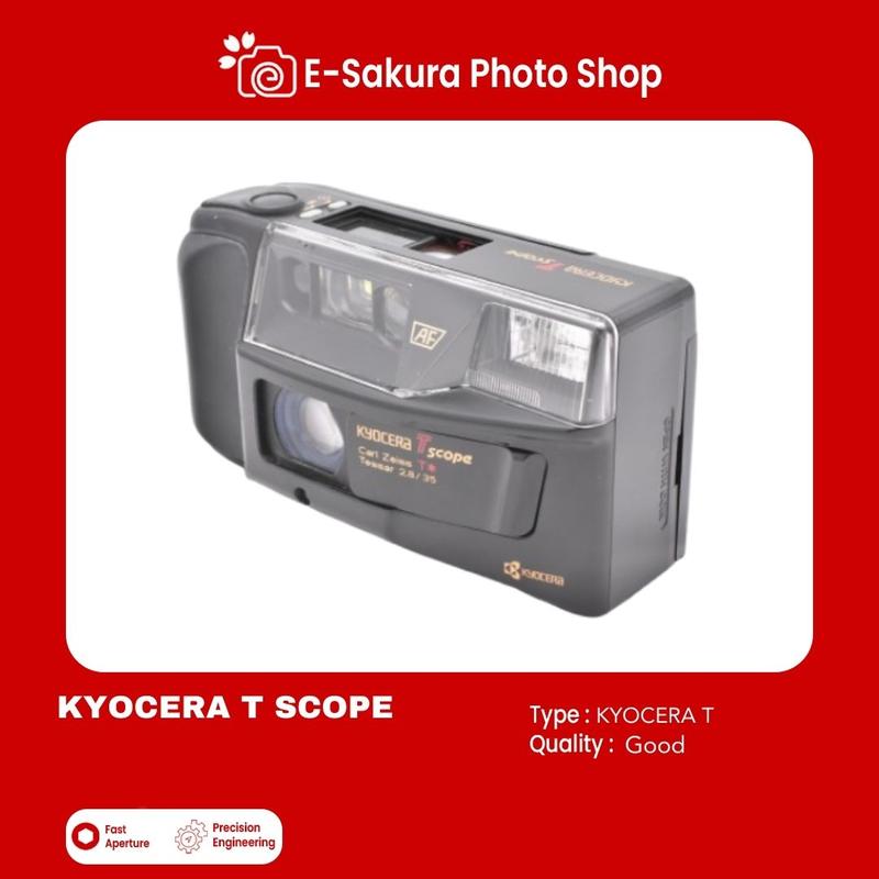 KYOCERA T SCOPE | 939240 | COMPACT FILM CAMERA | GOOD QUALITY - TikTok ...