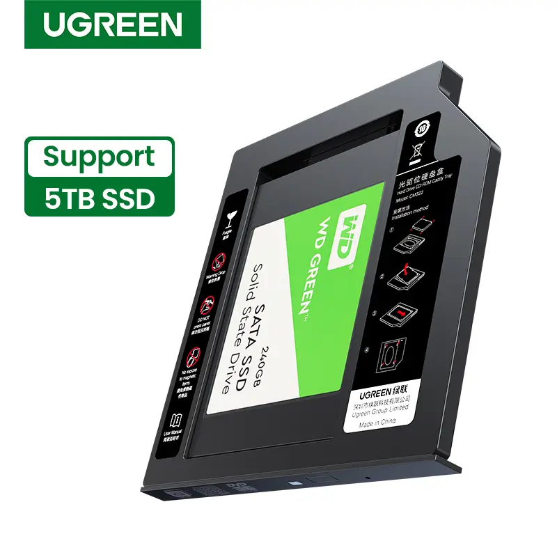 Ugreen Hdd Caddy 9.5Mm Sata To Usb 3.0 For 2.5" External - Shop | Tokopedia