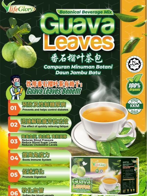 Vlife Glory Guava Leaves Tea (T30) - 1 box - TikTok Shop Malaysia