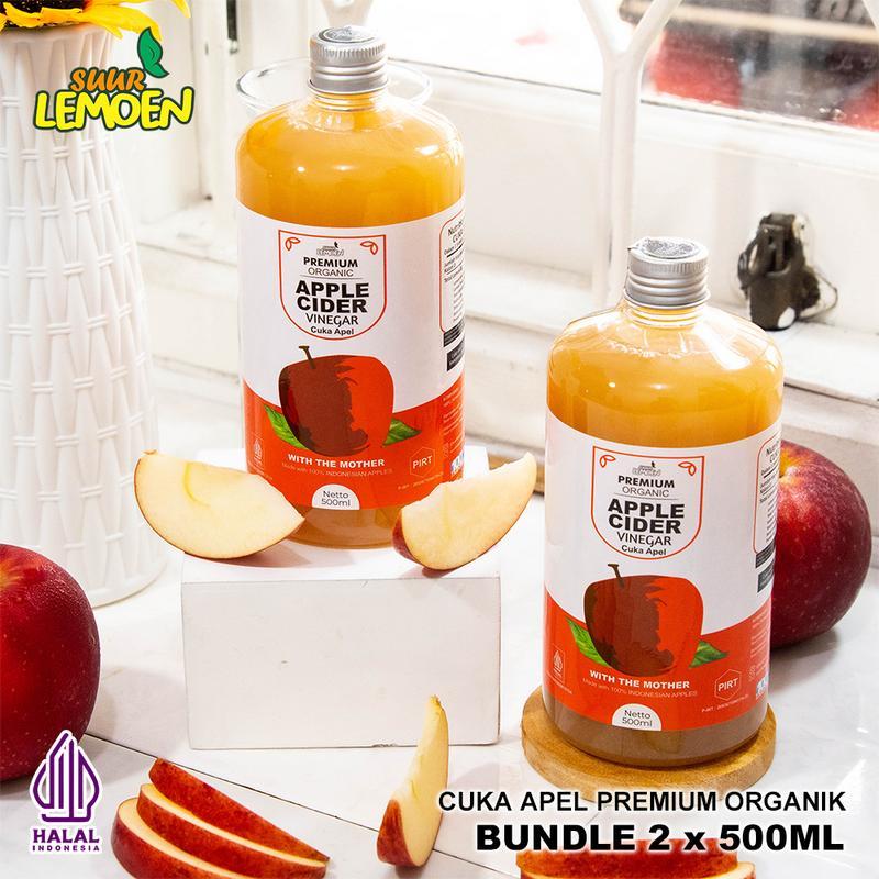 SUUR LEMOEN Cuka Apel Apple Cider Vinegar 1 Liter CUKA APEL Organik ...