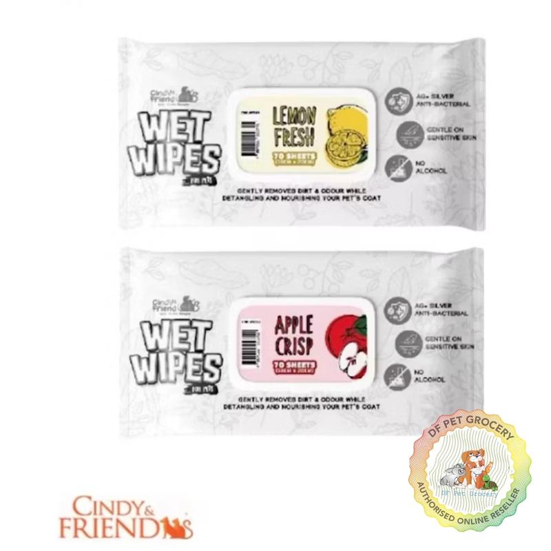 Cindy & Friends Pet Wipes / Pet Wet Tissue 70 Sheets - TikTok Shop Malaysia