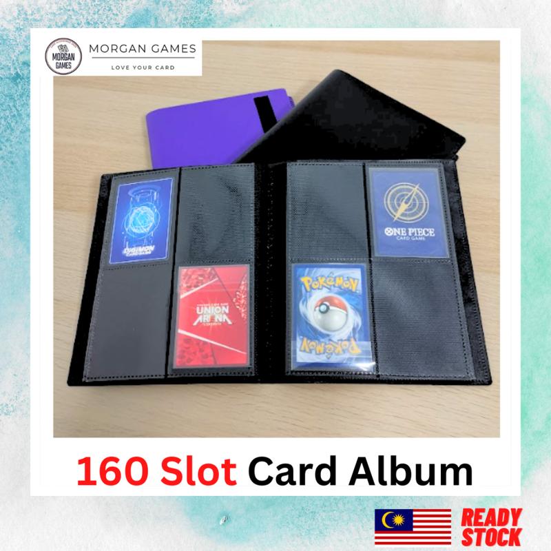 【Morgan Games】Card Album 2x2 160 Card Slots Card Binder Trading ...