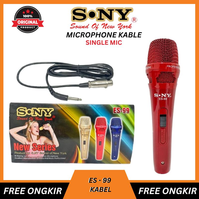 S. NY SOUND OF NEW YORK MIC KABEL MICROPHONE CABLE ES-99 MIKROFON ...
