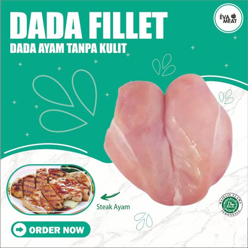 dada filet ayam - boneless breast chicken - breast fillet - steak ayam ...