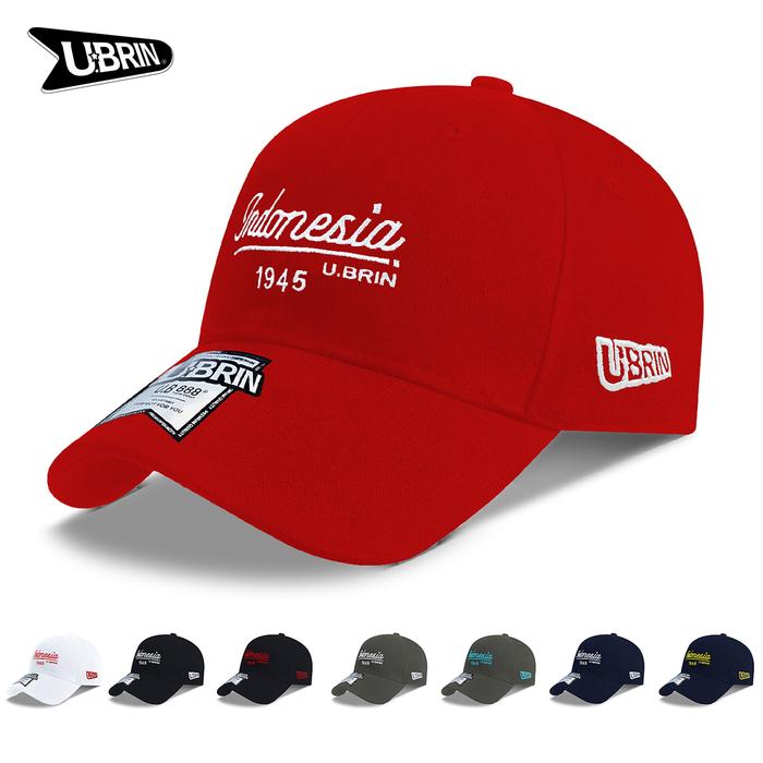 Promo U.BRIN INDONESIA Topi Indonesia Baseball UB8011 Original Script ...