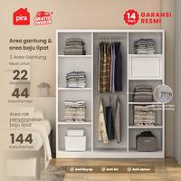 Promo PIRA - LINIO 160 MWDSL Lemari Pakaian Besi Sliding / Pintu Geser ...
