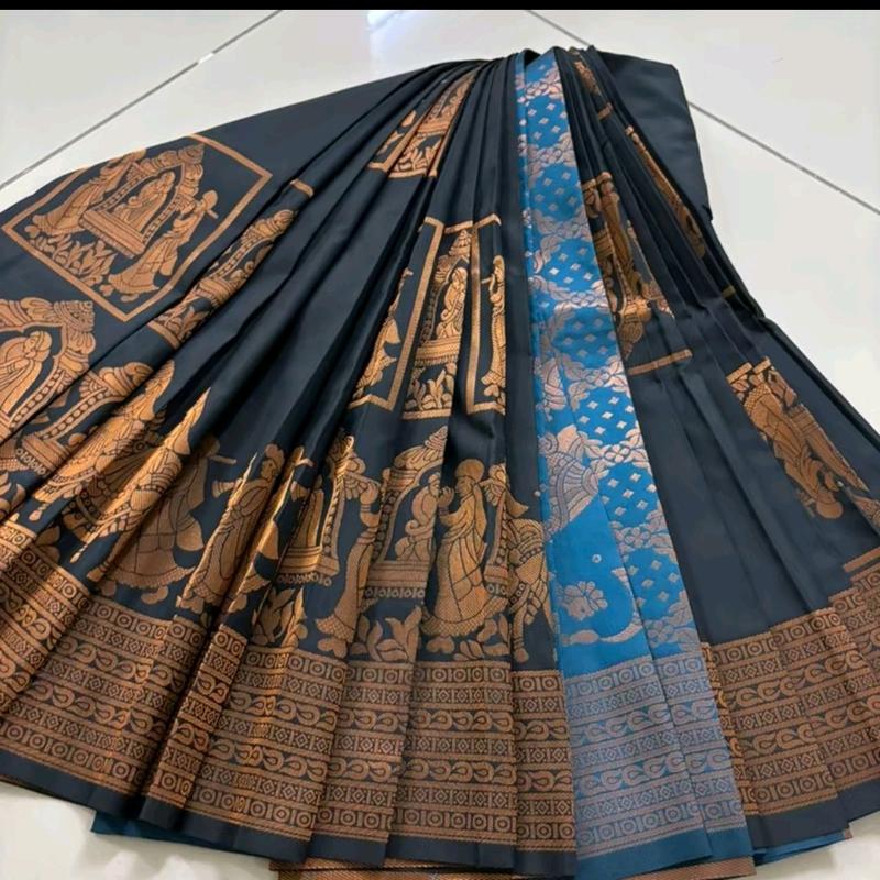DW Viral Premium Pallaku Design Saree - Soft Silk - TikTok Shop Malaysia