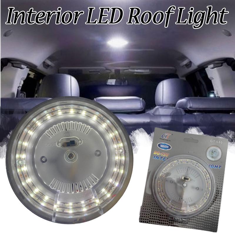 Interior LED Roof Light / Room Lamp / Roof Lamp White LED Circle ...