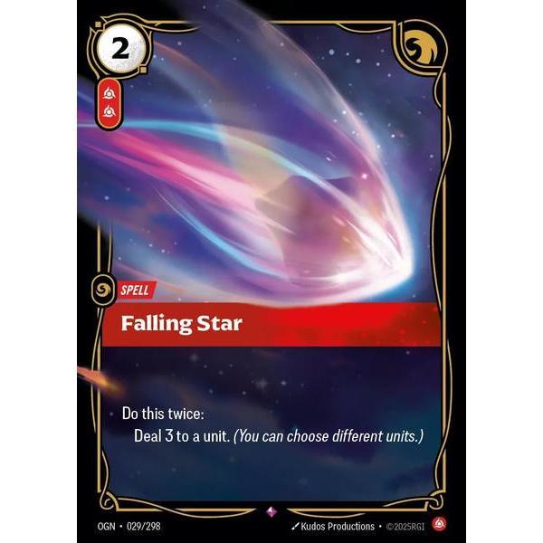 Jual Falling Star [OGN-029 R] Riftbound League of Legends Trading Card ...