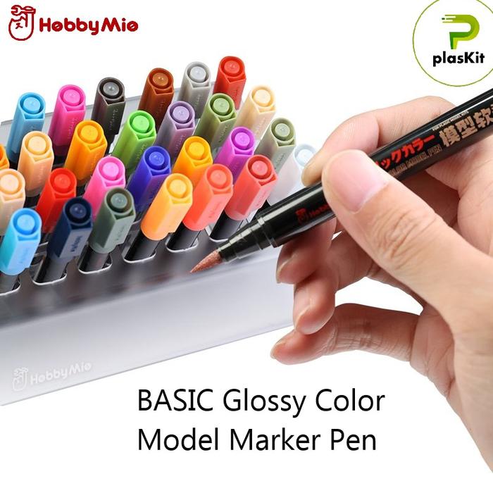 Jual B series : BASIC Color Model Marker Glossy Pen Gundam - type Soft ...