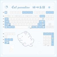 Promo URE Kucing Taman bermain Keycaps MAO Profile Dye-Sublimation ...