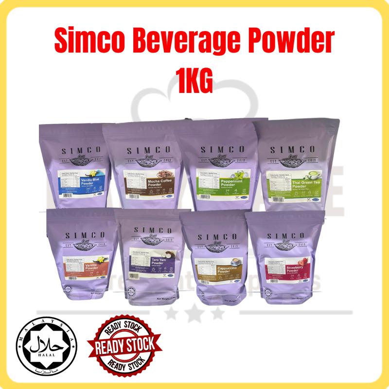 Simco Beverage Powder 1kg/Serbuk Minuman/Ice Blended/Ingredients/Bahan ...