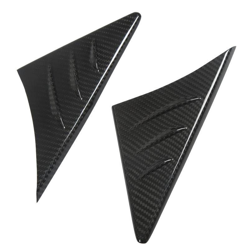 Side Mirror Triangle Spoiler Cover Real Carbon Fiber Rearview Mirror ...