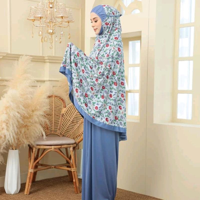 Beeha Telekung Corak Floral - TikTok Shop Malaysia