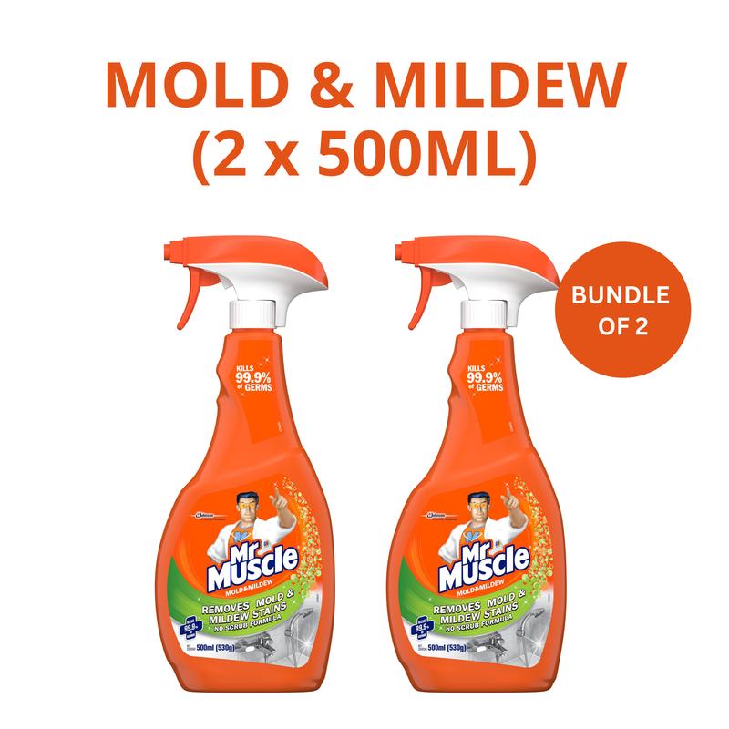 Mr. Muscle Mold & Mildew Cleaner/ Killer Bundle (2 x 500ml) - TikTok ...