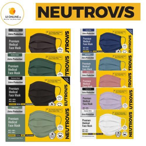 NEUTROVIS 4 PLY PREMIUM MEDICAL MASK TYPE IIR 30'S / 50'S - PREMIUM ...