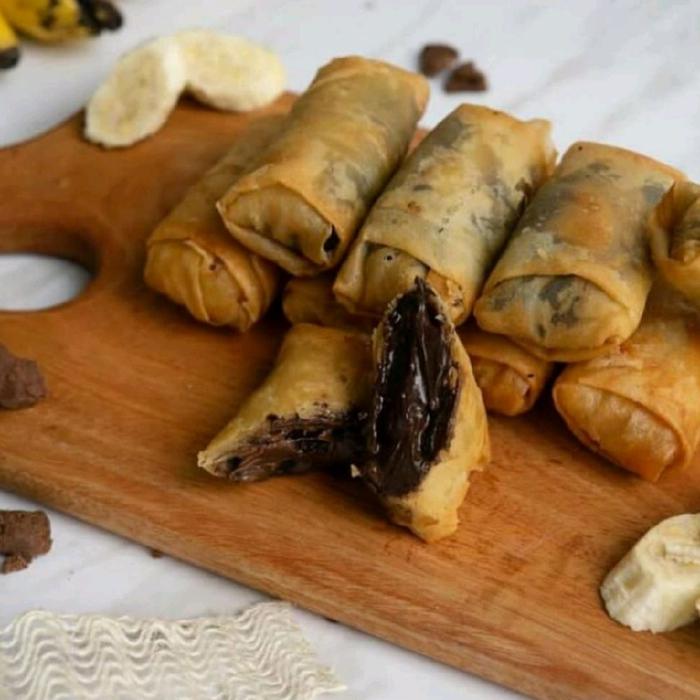 Jual Piscok Lumer Pisang Chocolate Lumer Isi 10pic Camilan Pisang Lumer ...
