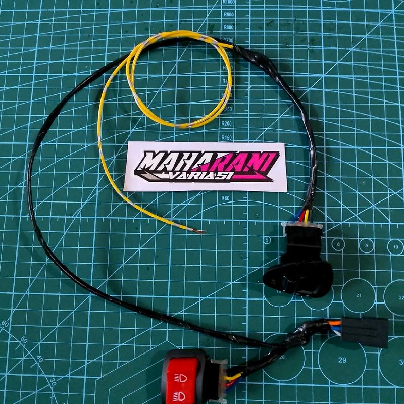 saklar pass beam piw piw plus saklar on off untuk beat dan vario - Shop | Tokopedia