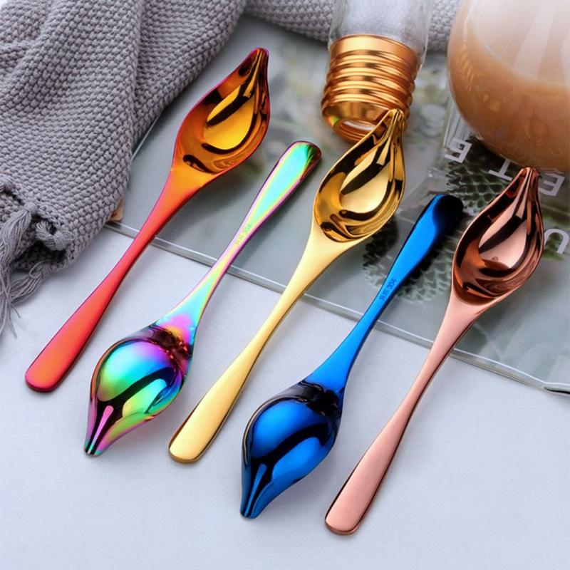 Creative Stainless Steel Saucier Spoon Baking Tool Tapered Spout ...