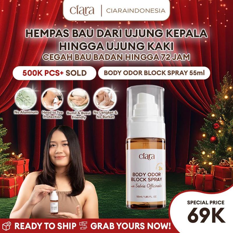 [READY STOCK NEW LAUNCH] Ciara Body Odor Block Spray - Shop | Tokopedia