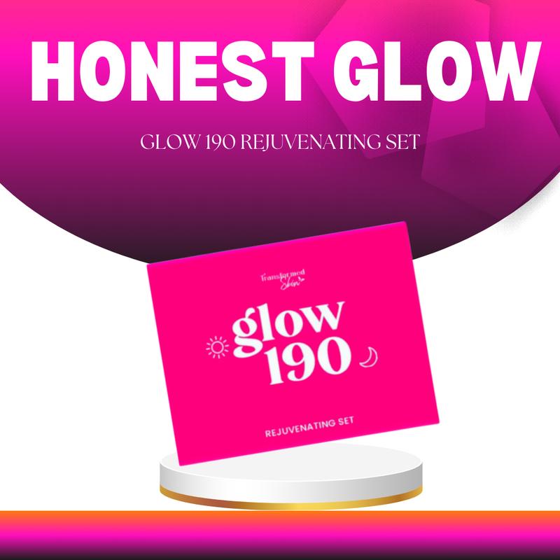 HONEST GLOW GLOW 190 REJUVENATING SET For All Skin Types Whitening ...