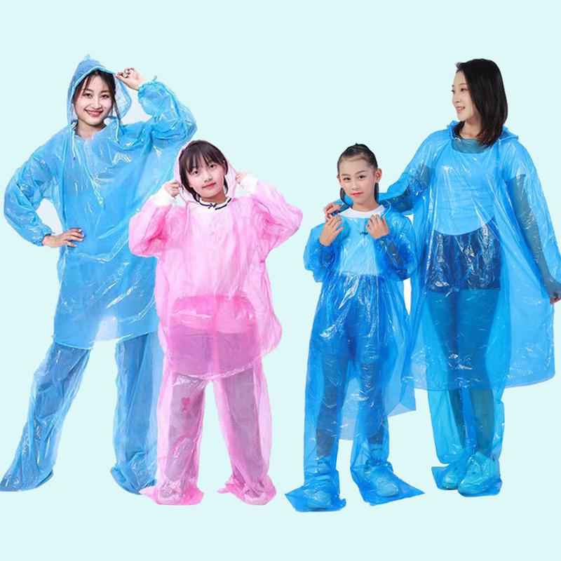 Portable Camping Travel Disposable Raincoat Thickened Durable Foot ...