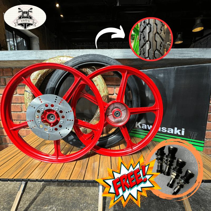 SPORTRIM AR80 COMBO SET PNP EX5/EX5 DREAM DENGAN KOTAK KAWASAKI ...