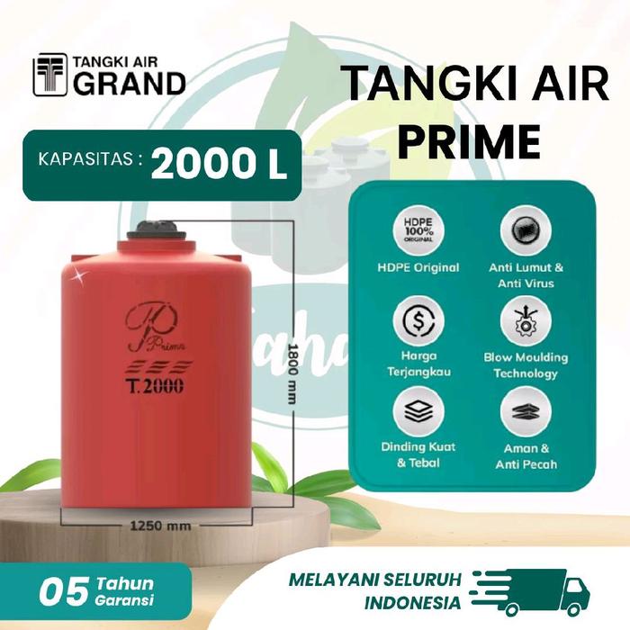 Jual Tandon Air/Tangki Air/Toren Air Prime 2000 Liter - Tandon - Kab ...