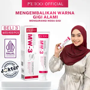 METOO MW-3 Advanced Whitening Toothpaste Pasta Gigi Putih / Bebas ...