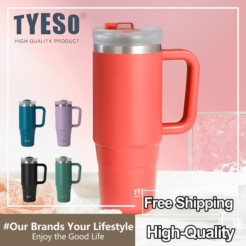 Tyeso Tumbler With Handle Design 900ml/1200ml Stainless Stee - TikTok ...
