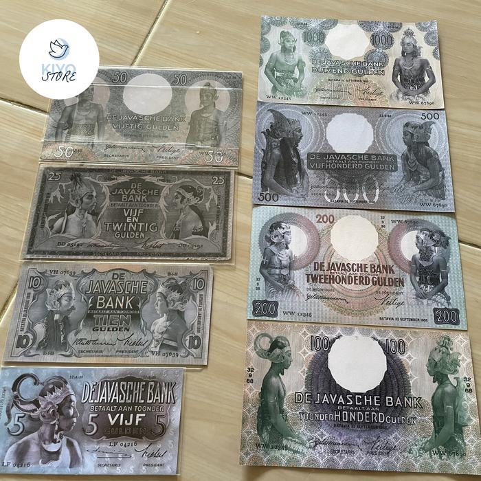 ready Uang Kuno Gulden Seri Wayang Set Lengkap Repro/Souvenir - Shop ...