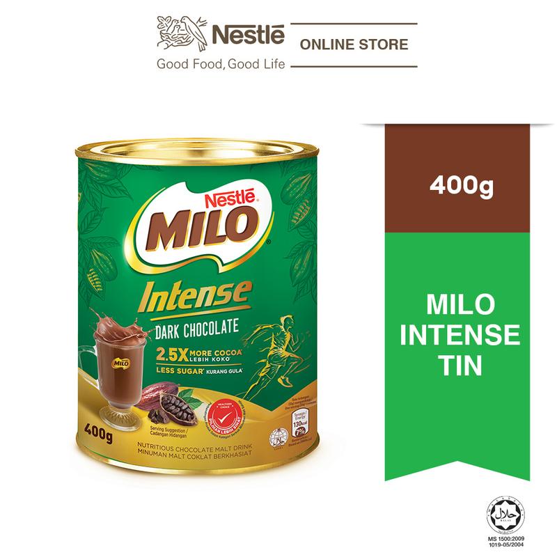 NESTLE MILO® Intense Dark Chocolate Tin (400g) - TikTok Shop Malaysia