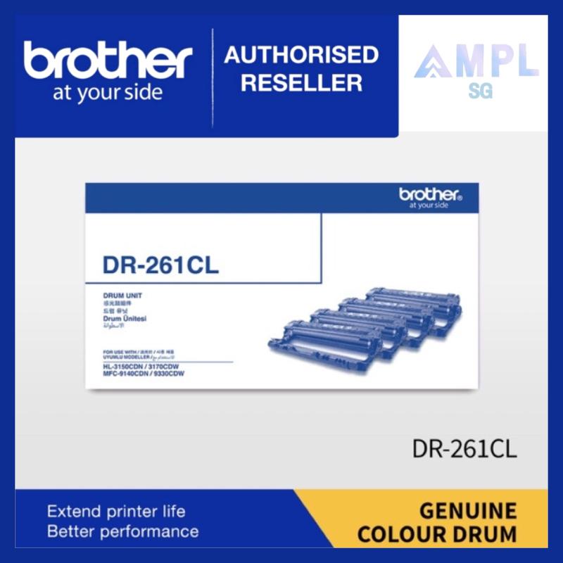 Genuine Brother DR-261CL Drum Unit Black/Cyan/Yellow/Magenta for HL ...