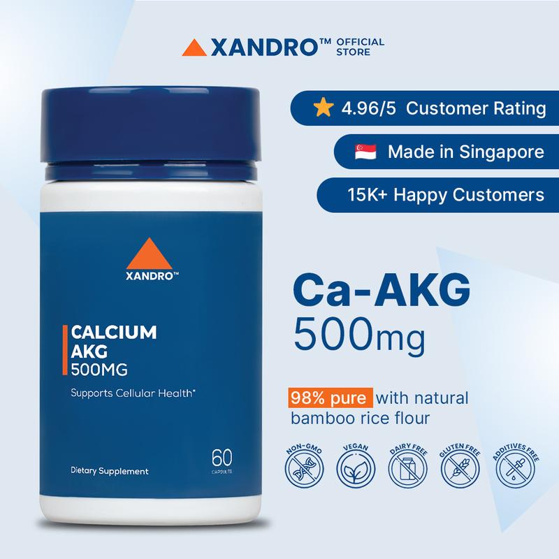 Calcium AKG 500mg Gym Supplement - Boost Muscle Growth & Recovery ...