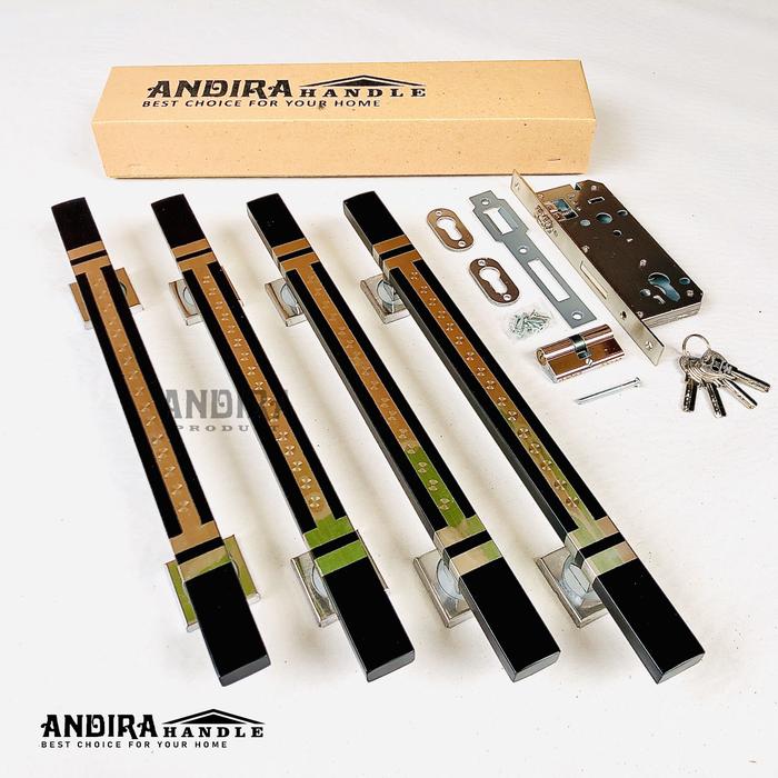 Promo Paket Hemat 4 pcs Handle Pintu Tipe GR-1530 Stainless Panjang 35 ...