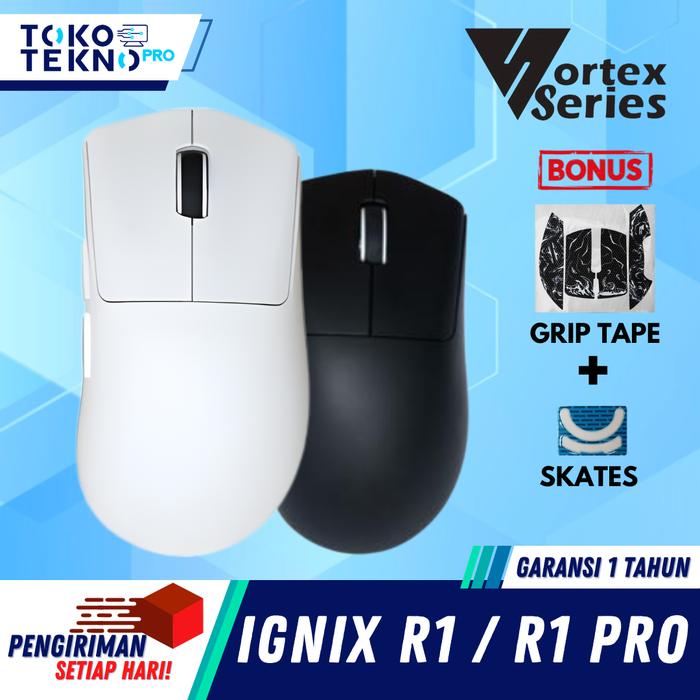 Promo Vortexseries IGNIX R1 Pro / R1 Vortex Wireless Gaming Mouse 3in1 ...