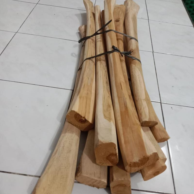Doran / Gagang Pacul Halus Bahan Kayu Jati Pegangan Cangkul - Shop ...