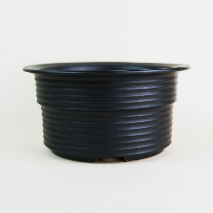 Jual Taman Hayat Essential Pot - Ulir 04 Bowl (⌀25,3cm H15,5cm) - Black ...