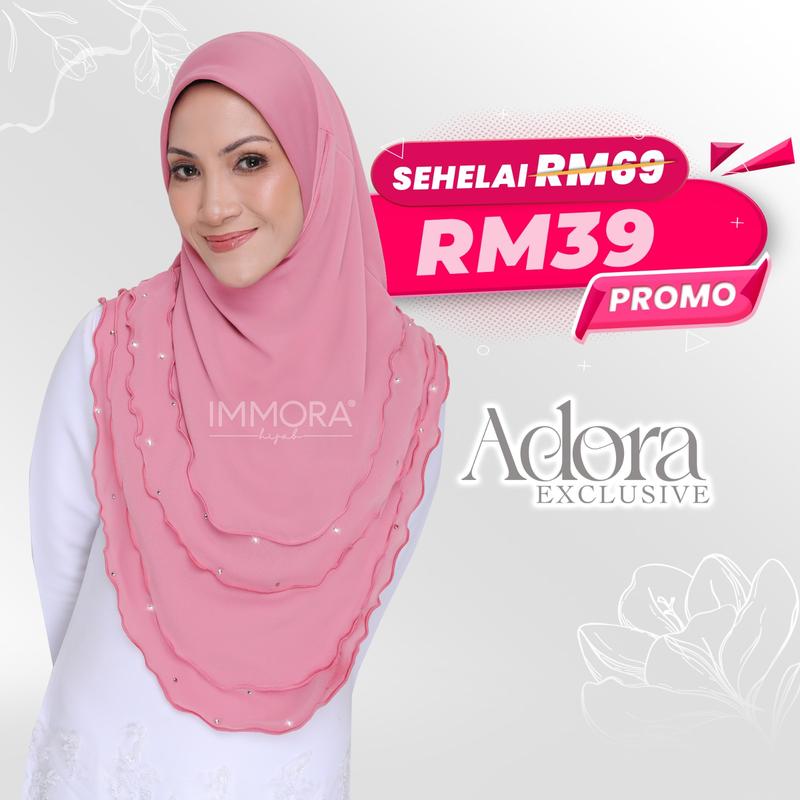 ADORA EXCLUSIVE BY IMMORA HIJAB MANIK DIAMOND - TikTok Shop Malaysia