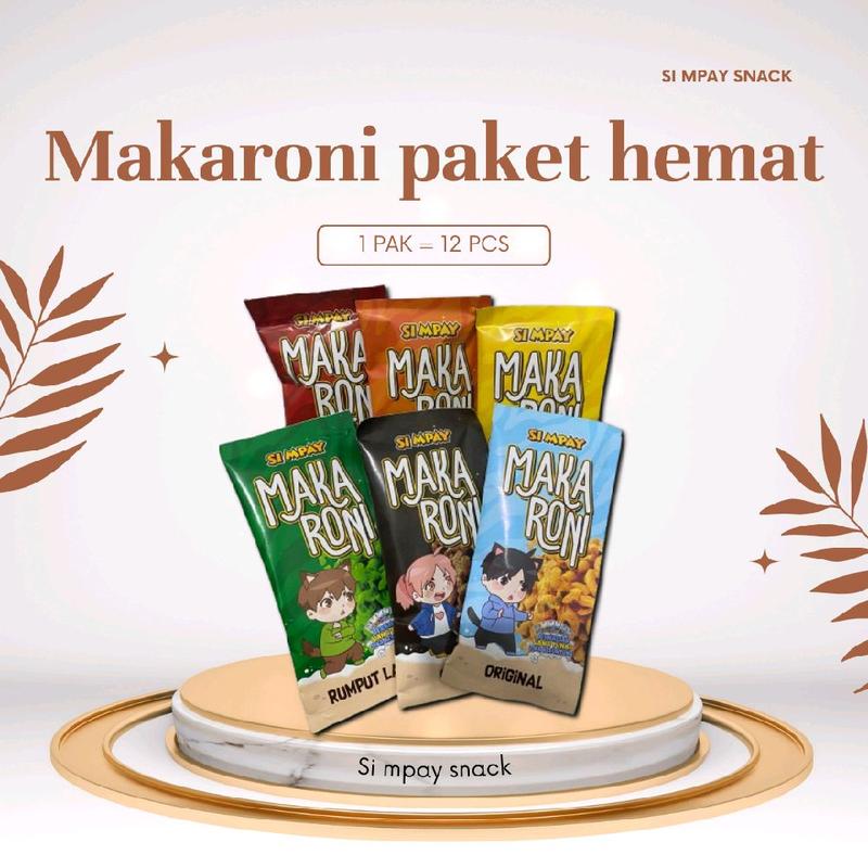 [MAKARONI 12 PCS] 1 PACK PAKET HEMAT MAKARONI SNACK RENYAH S - Shop ...