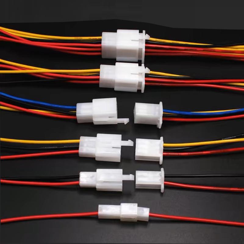 2.8mm 1P 2P 3P 4P 6P 9P pin socket plug Female Male adapter Electric ...