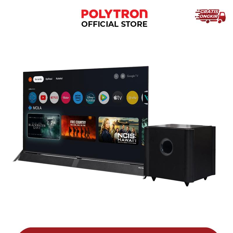 POLYTRON 4K UHD Smart Google TV 43 Inch PLD 43BUG5058 - Shop | Tokopedia
