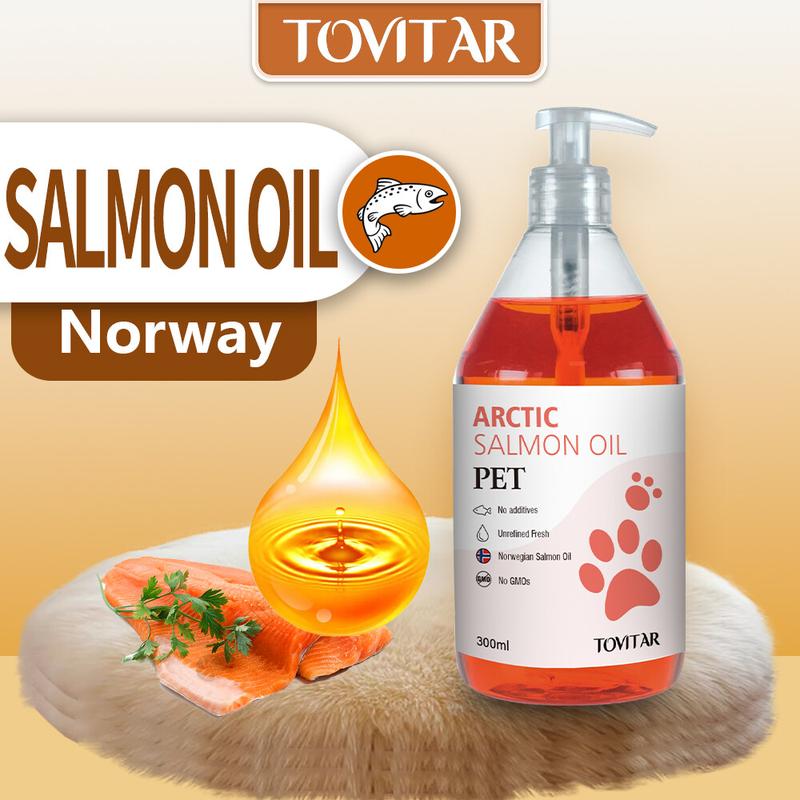 Tovitar Wild Norway salmon oil for cats and dogs 300ml - TikTok Shop ...