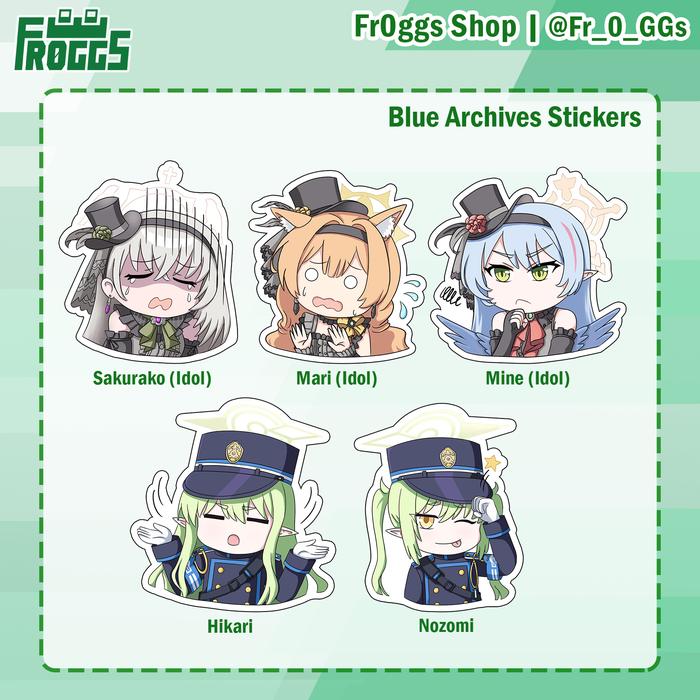 Jual Sticker Set - Blue Archive (2) - Nozomi - Kota Bandung - Fr0ggs ...