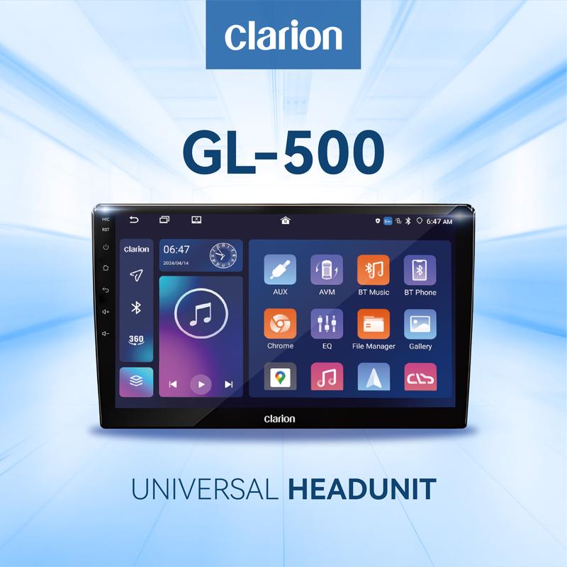 Clarion Head Unit GL-500 6/128GB Android 9"/10" Display, 360 CAM ...