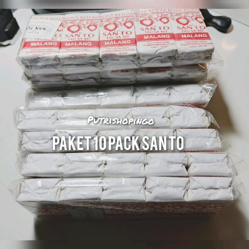 Paket 10 Pack kuwe Koya Santo jajanan jadul legendaris Food - Shop ...