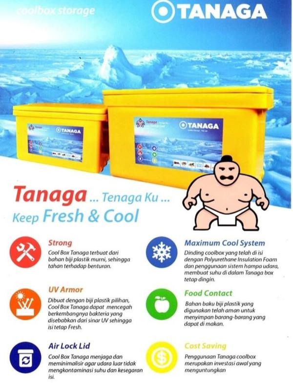 Cool Box Coolbox Ice Box Storage 120 ltr | TANAGA TNG 120 | KHUSUS JNE ...